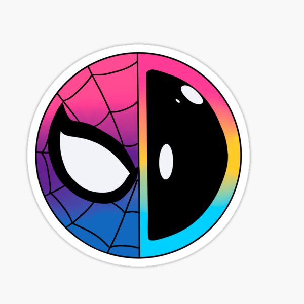 "Spideypool " Sticker for Sale by Ottedian | Redbubble