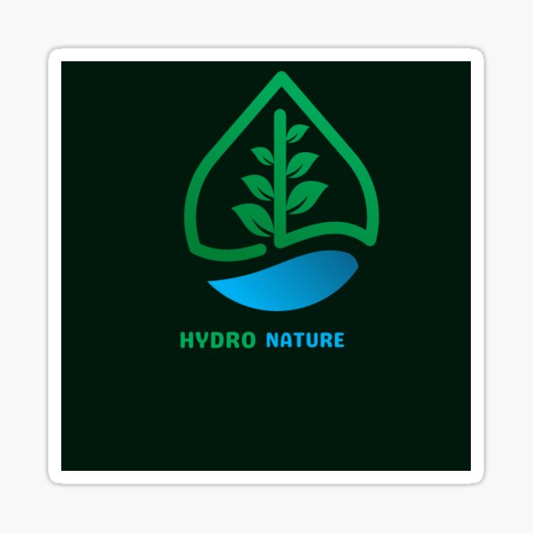 "hydro nature" Sticker for Sale by EL501 | Redbubble
