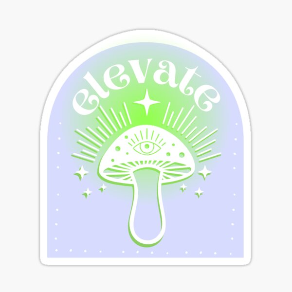 "Elevate" Sticker for Sale by vibr4nts0ul | Redbubble