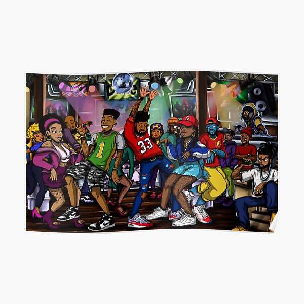 "The Crunk Club" Poster for Sale by Romaris92 | Redbubble