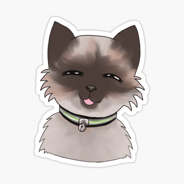 "Agender Pride Cat!" Sticker for Sale by ImoogiN | Redbubble