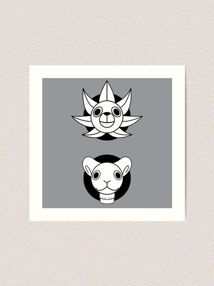 "Sunny and Merry OP logo " Art Print for Sale by ANNG9 | Redbubble