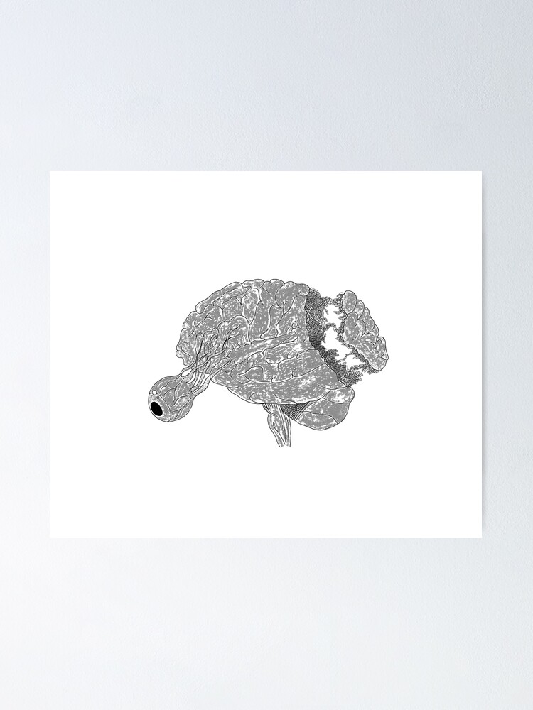 "A rotten brain with a judgemental eye" Poster for Sale by azoobi ...