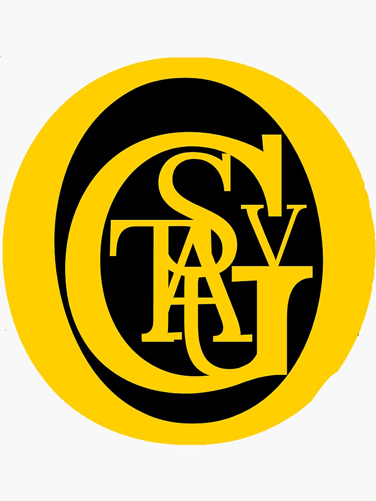 "Logo created by me" Sticker for Sale by gustavo199 | Redbubble