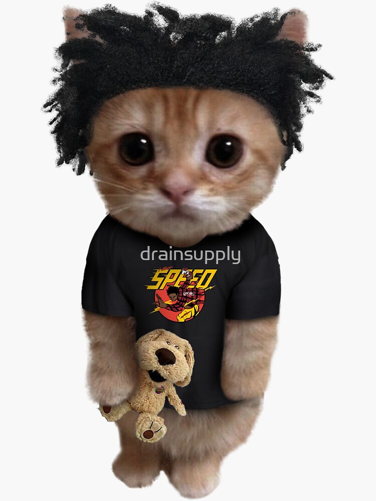 "IShowSpeed Kitty" Sticker for Sale by drainsupply | Redbubble