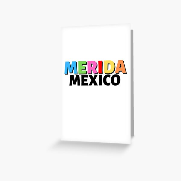 Tarjetas de felicitación «Mérida Yucatán México letras mayúsculas» de ...