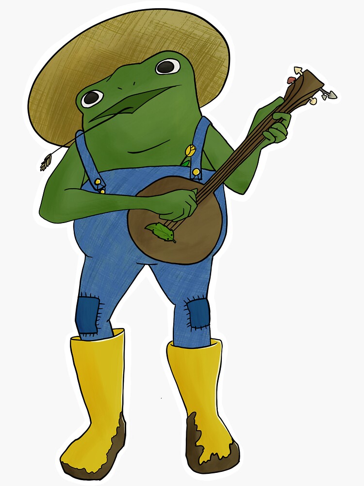 "Country Toads" Sticker for Sale by Mogolog | Redbubble