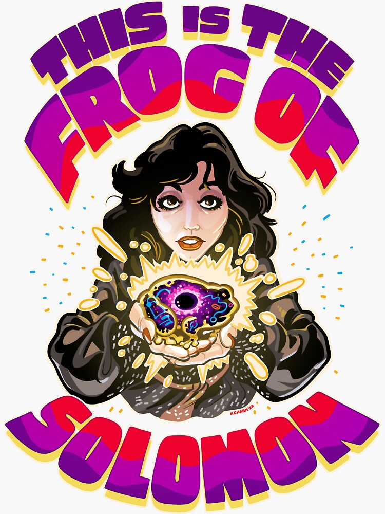 "The Frog of Solomon" Sticker for Sale by karenxmenfan | Redbubble