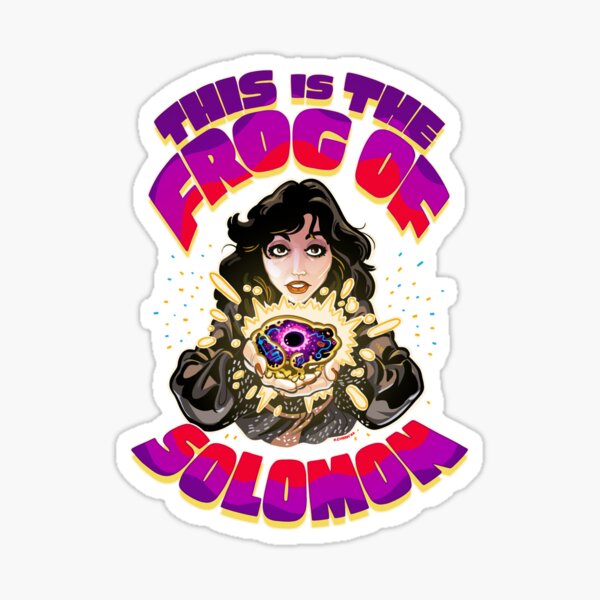 "The Frog of Solomon" Sticker for Sale by karenxmenfan | Redbubble