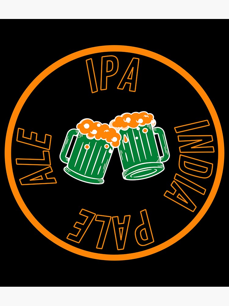 "IPA BEER" Sticker for Sale by GTHouse | Redbubble