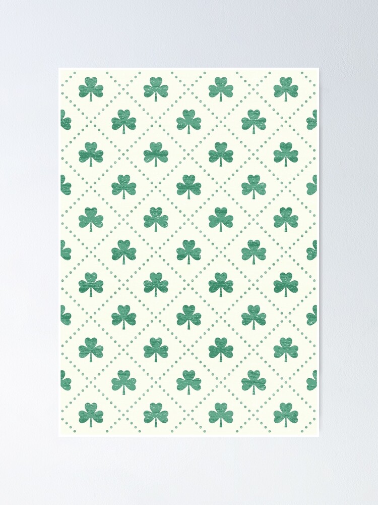 "Shamrock On!" Poster for Sale by daisy-beatrice | Redbubble