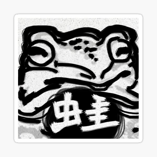 "Mr Frog " Sticker for Sale by stephansol | Redbubble
