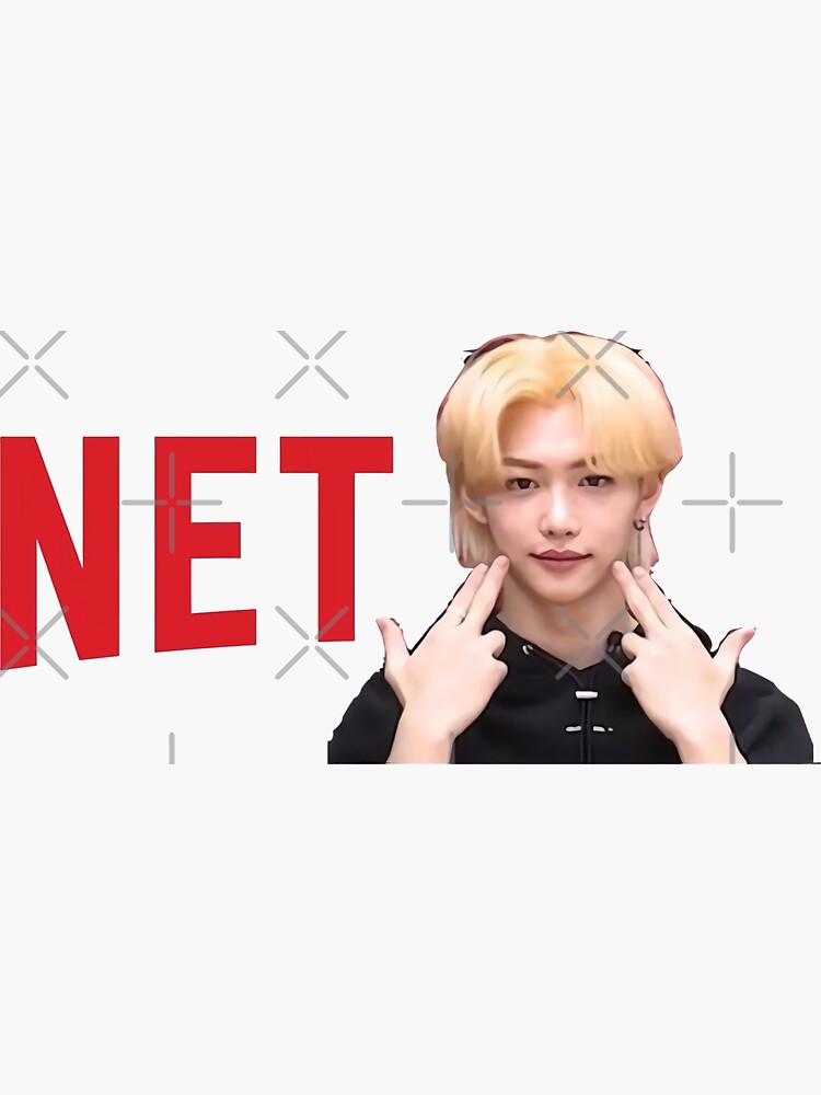 "Felix meme, straykids" Sticker for Sale by HawkinsBow | Redbubble
