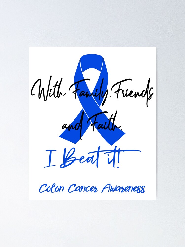 "Colon Cancer Warrior - With Family, Friends, and Faith - I BEAT IT ...