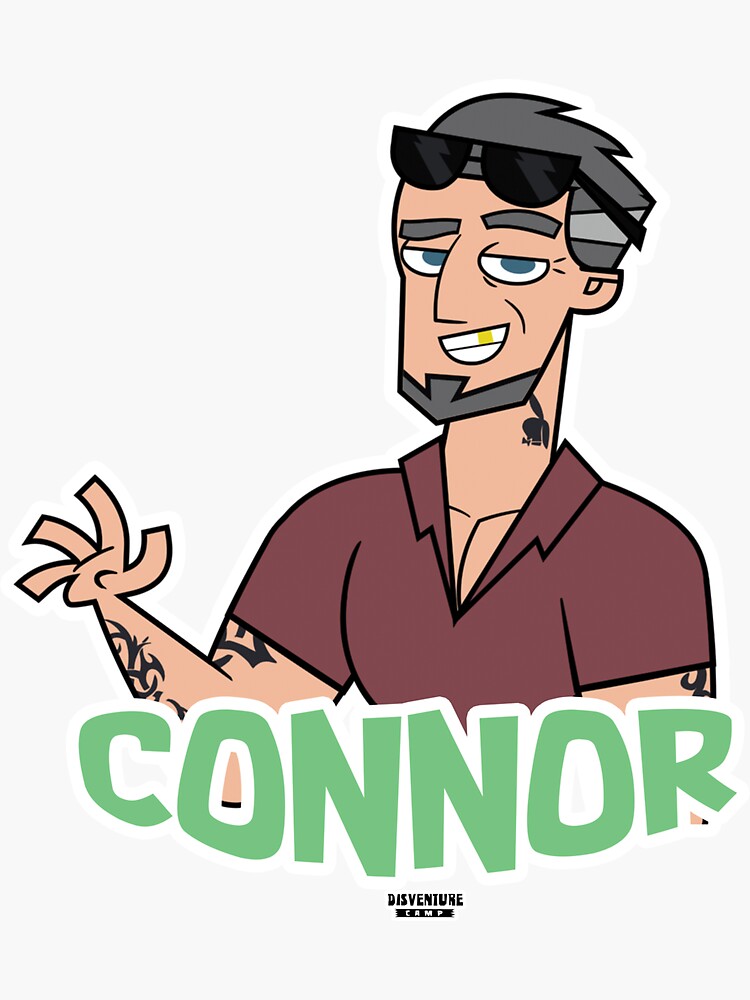 "Adventure Camp -Connor" Sticker for Sale by odd-nation | Redbubble