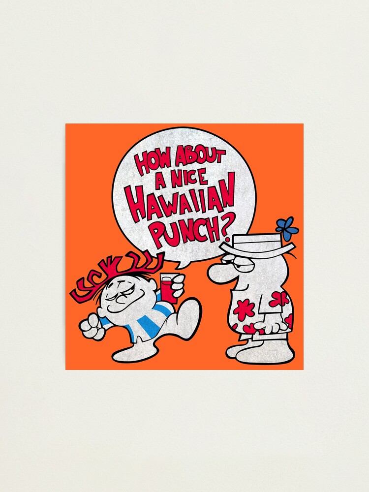 "Classic 60s Hawaiian Punch Mascots "Punchy" and "Oaf" with "How about ...