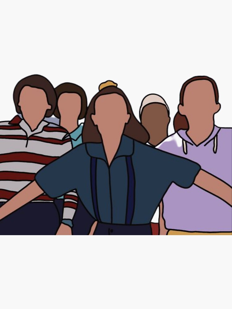 "Stranger Things Stickers" Sticker for Sale by TeenandI | Redbubble