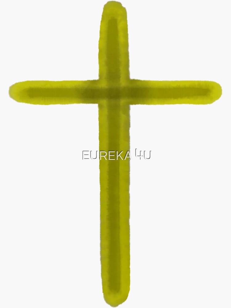 "Lemon Watercolor cross" Sticker for Sale by limabean-pro | Redbubble