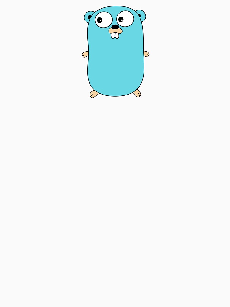 "Golang Gopher" T-shirt by zoerab | Redbubble