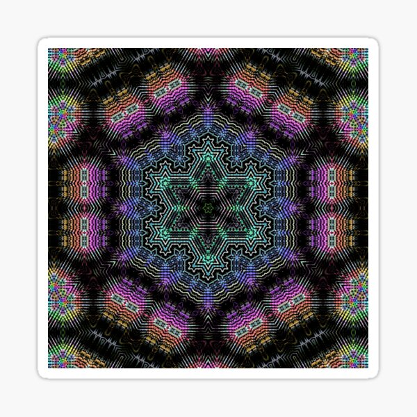 "Elemental Ecstasy 42" Sticker for Sale by Boogie-72 | Redbubble