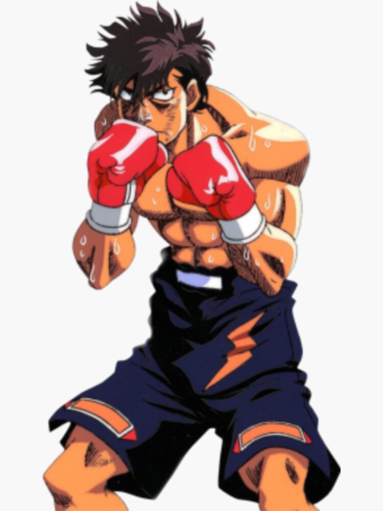 "Hajime no Ippo" Sticker for Sale by AniePieArt | Redbubble
