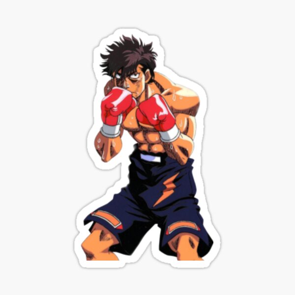 "Hajime no Ippo" Sticker for Sale by AniePieArt | Redbubble