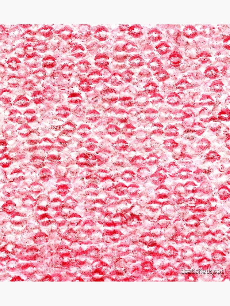"Kiss Wall Texture" Art Print for Sale by asatisfiedgoat | Redbubble