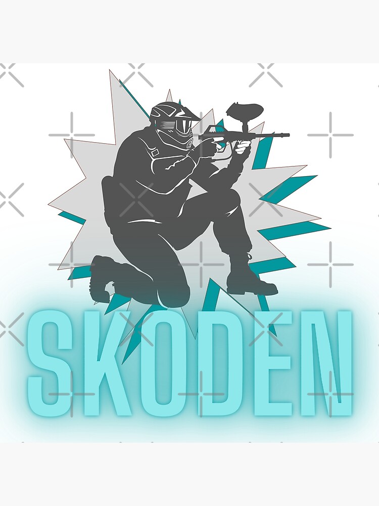 "Skoden Paintball" Poster for Sale by NDNlook | Redbubble