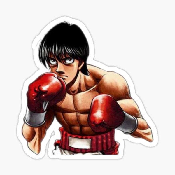 "Hajime no Ippo" Sticker for Sale by AniePieArt | Redbubble