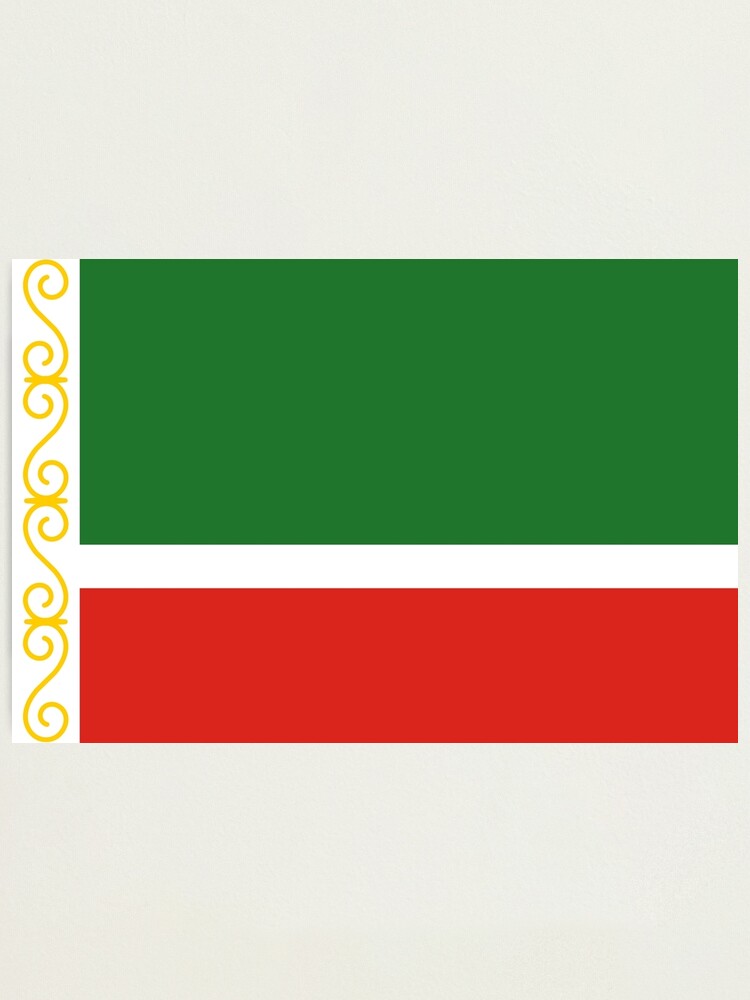 "Flag of the Chechen Republic" Photographic Print for Sale by Countries ...