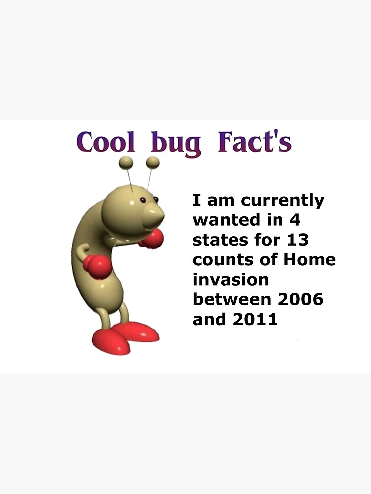 ""Cool Bug Facts" Home Invasion Design" Poster for Sale by GoofyDrip | Redbubble