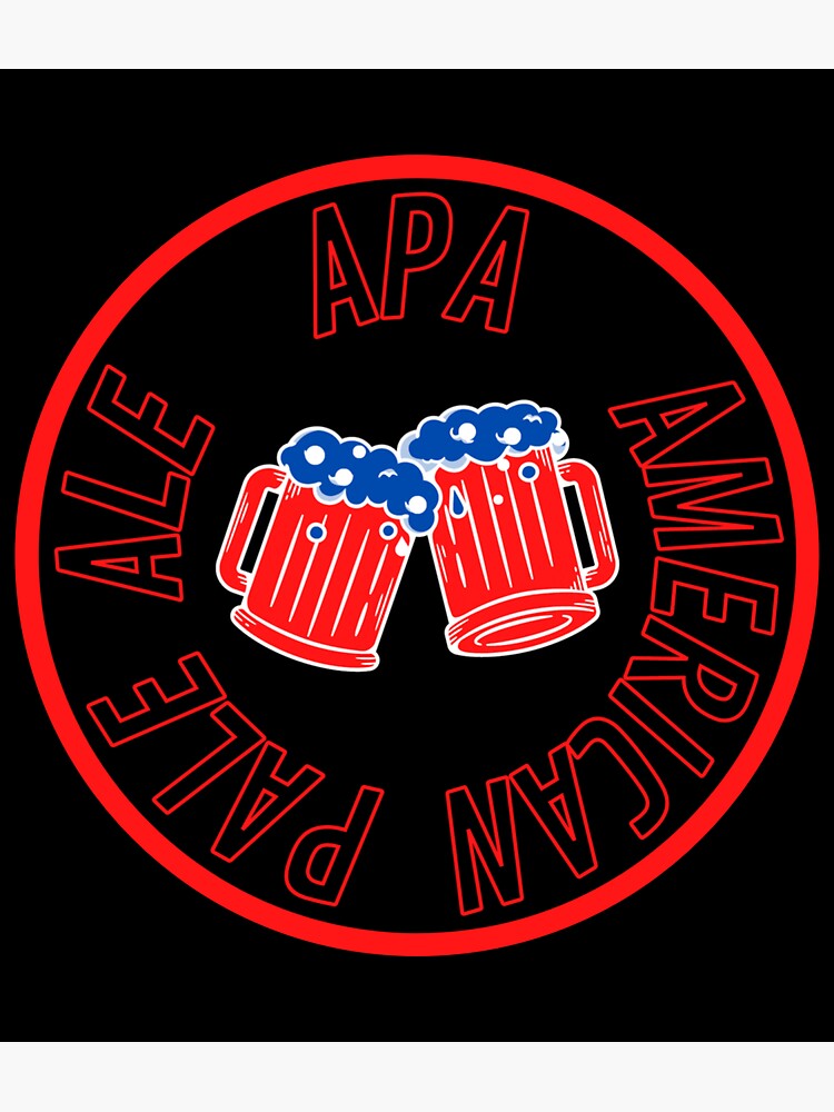 "APA BEER" Sticker for Sale by GTHouse | Redbubble