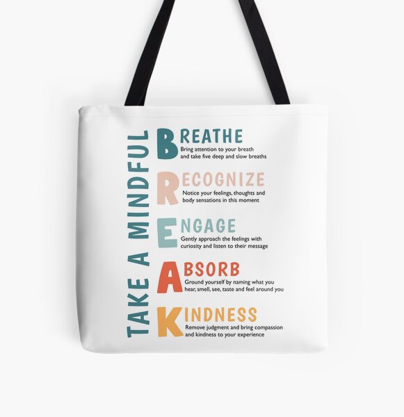 "Mindful Break Wellness Check In Mindfulness Grounding Mental Health ...