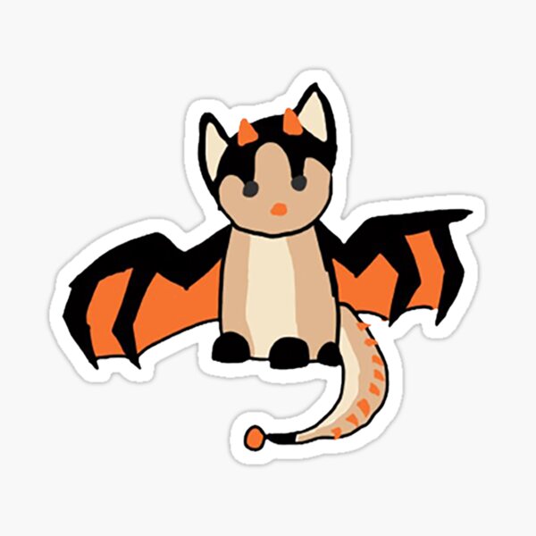"adopt me bat dragon 1" Sticker for Sale by SofiaPeter | Redbubble