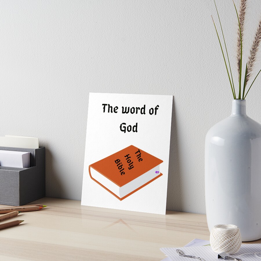 "The Holy Bible - Tfe word of GOD" Art Board Print for Sale by CSJ7 ...