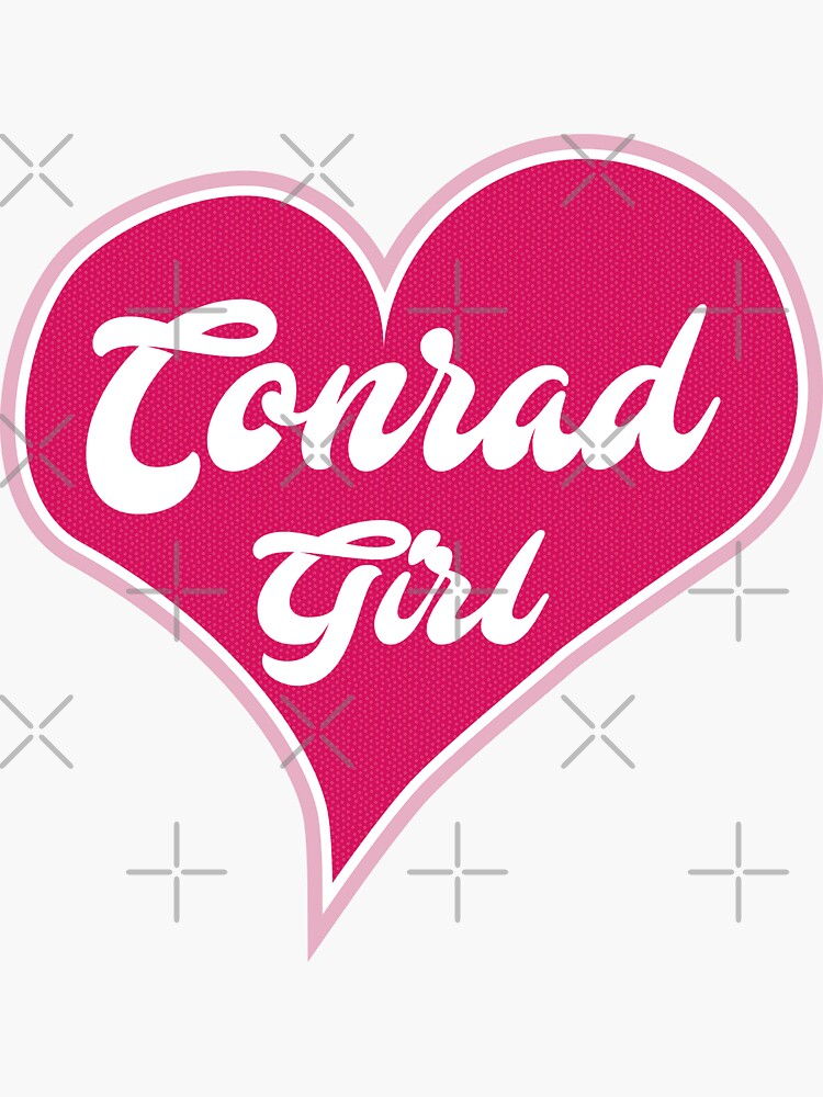 "Conrad Girl Team" Sticker for Sale by kimart18 | Redbubble