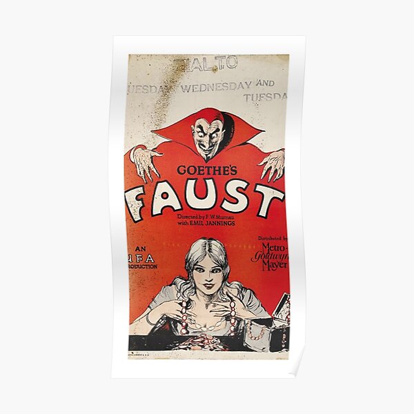 "Goethe's Faust Film" Poster for Sale by Zeenon- | Redbubble