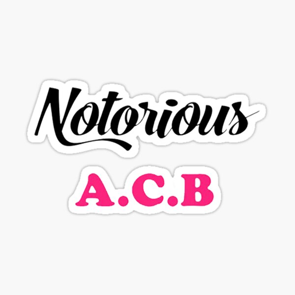 "ACB amy coney barrett notorious 1" Sticker for Sale by AmberCoate ...