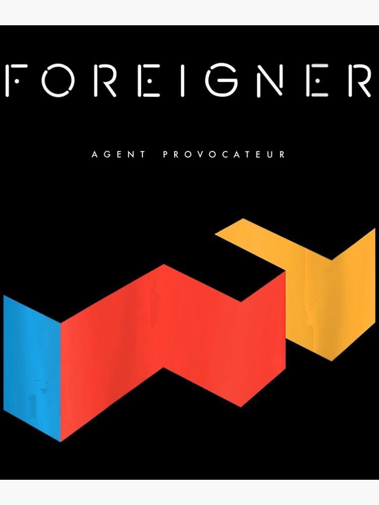 "Womens Foreigner Agent Provocateur Album Officially Licensed V-Neck ...