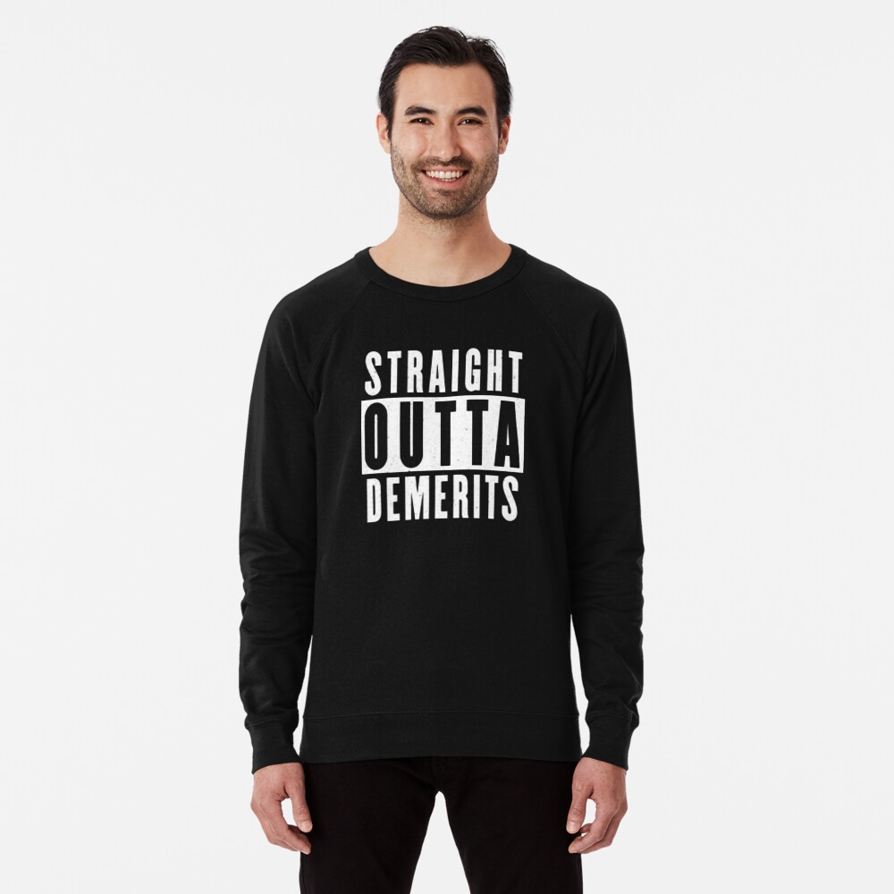 "Straight Outta Demerits" Sticker for Sale by INSOMNIAC101 | Redbubble