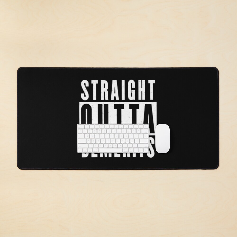 "Straight Outta Demerits" Sticker for Sale by INSOMNIAC101 | Redbubble