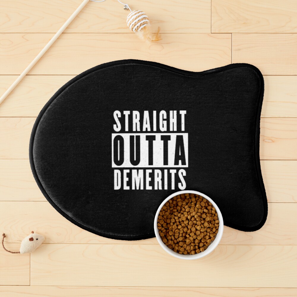 "Straight Outta Demerits" Sticker for Sale by INSOMNIAC101 | Redbubble