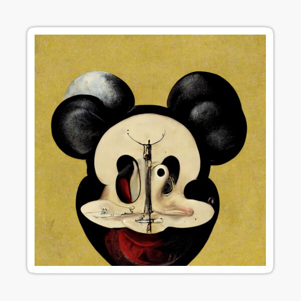 "Surrealist Mouse" Sticker for Sale by MotherAughras | Redbubble