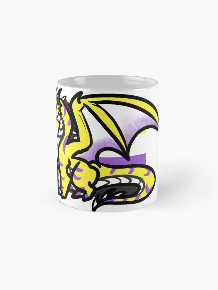 "Non-Binary Pride Dragon" Mug by Feelthesparks | Redbubble