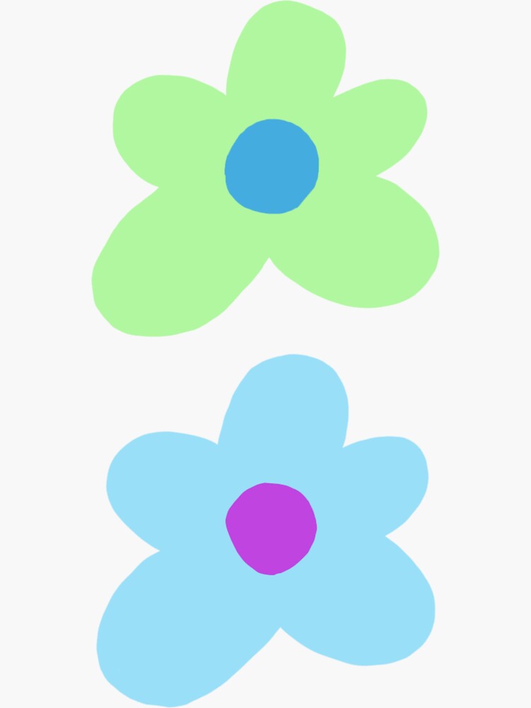 "Indie Flowers" Sticker for Sale by PinkLollypop | Redbubble