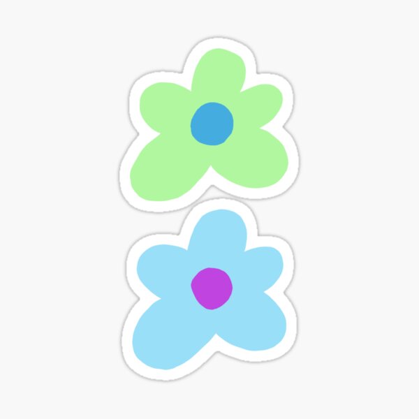 "Indie Flowers" Sticker for Sale by PinkLollypop | Redbubble