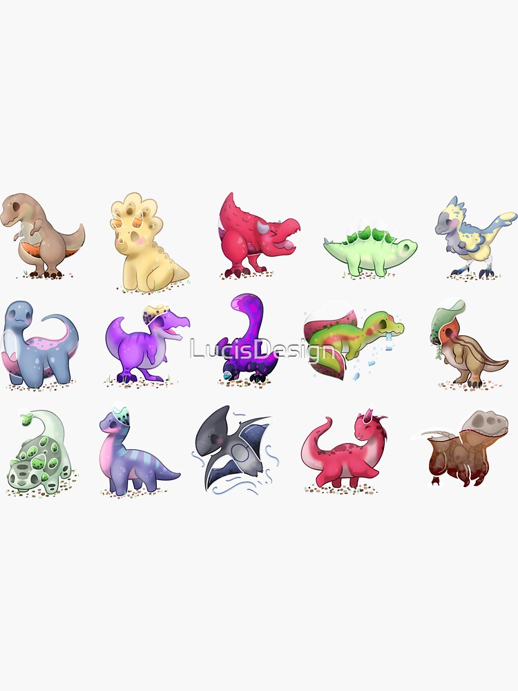 "Bobasaur Sheet" Sticker for Sale by LucisDesign | Redbubble