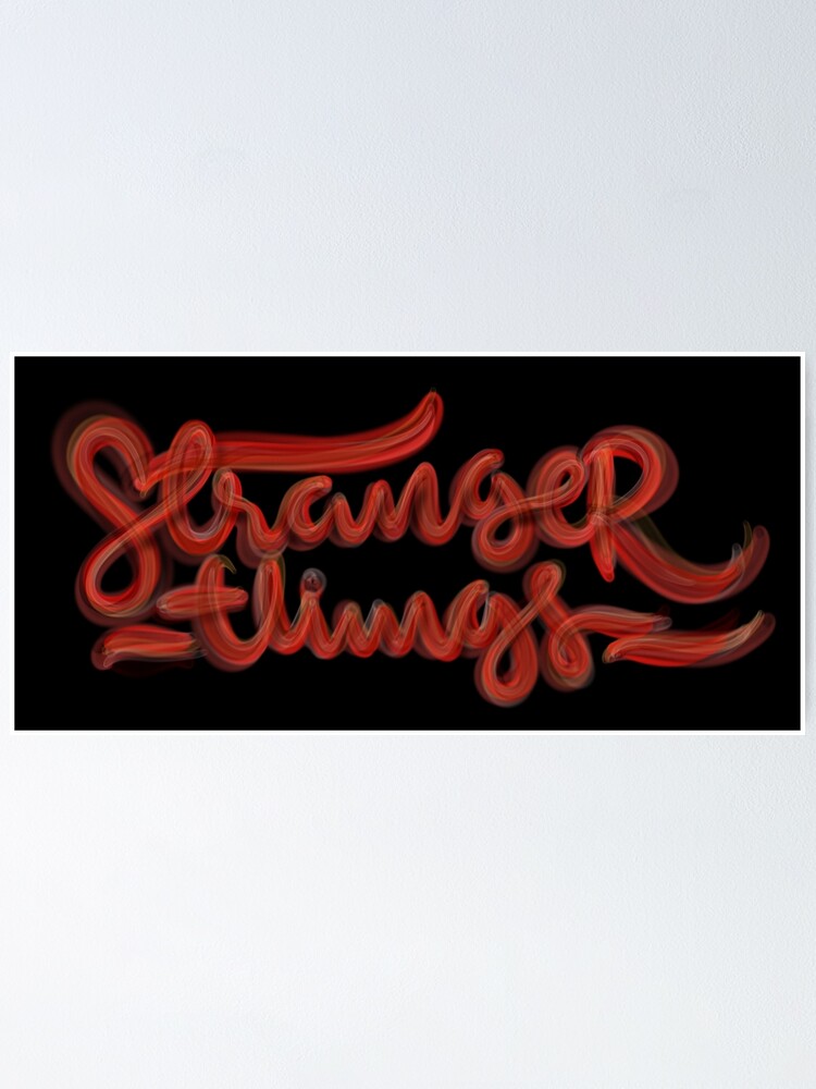 "Stranger Things Ghost Edition" Poster for Sale by glenndiaz | Redbubble