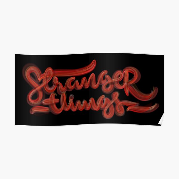 "Stranger Things Ghost Edition" Poster for Sale by glenndiaz | Redbubble