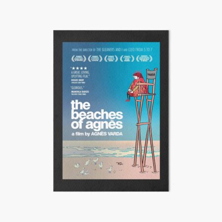 "The Beaches of Agnes Movie Poster" Art Board Print for Sale by ...